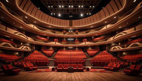 Auditorium Streamline Moderne Style Architecture Design Ideas