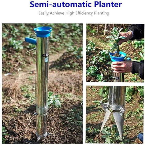 Bulb Planter Hand Held Vegetable Seedling Transplanter Sod Plugger