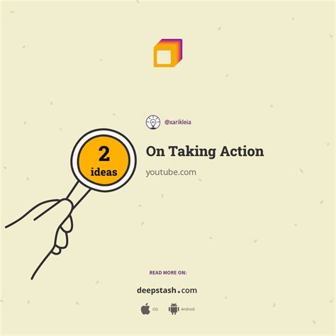On Taking Action Deepstash