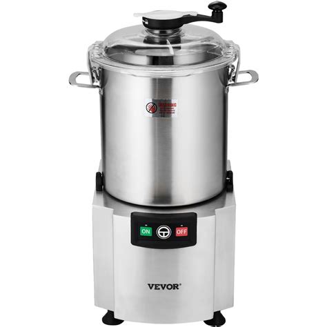 Vevor Food Processor And Vegetable Chopper 18l Food Grade Stainless Steel