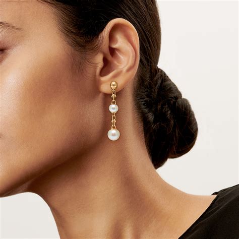 Gold Pearl Statement Earrings Tiffany And Co Us