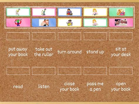 School Commands Match Up