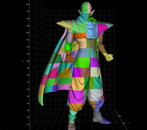 Life Size Piccolo Dragonball 3d Model Part 1 By Ryan Makerworld