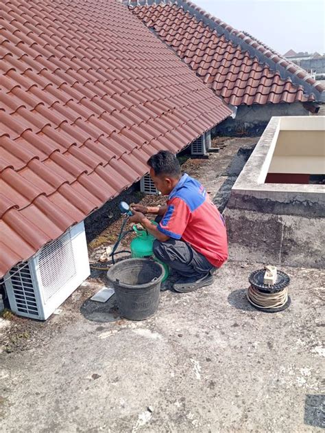 Perbaikan Las Condensor Ac Split Beserta Kelengkapan Part