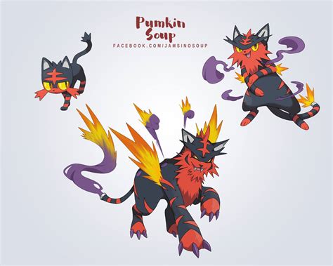 Fan Evolution Line Litten Fakemon Know Your Meme