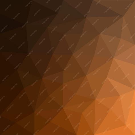 Premium Vector A Brown And Orange Geometric Background With A Brown