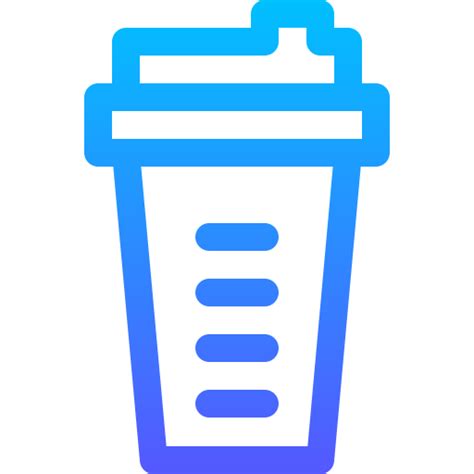 Protein Shake Basic Gradient Lineal Color Icon Protein Shake Basic Gradient Lineal Color Icon