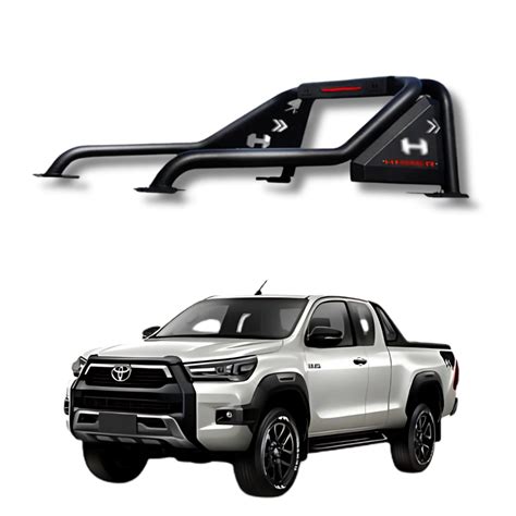 Toyota Hilux Invincible 2020 Steel Roll Bar Blacksteel