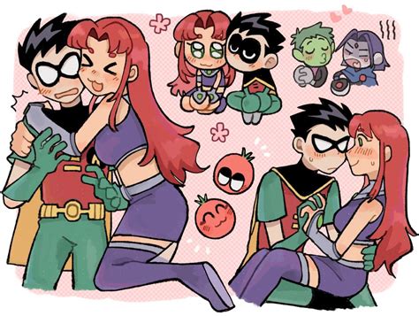 Pin By Võ Hoài On Cartoon Teen Titans Robin Teen Titans Starfire