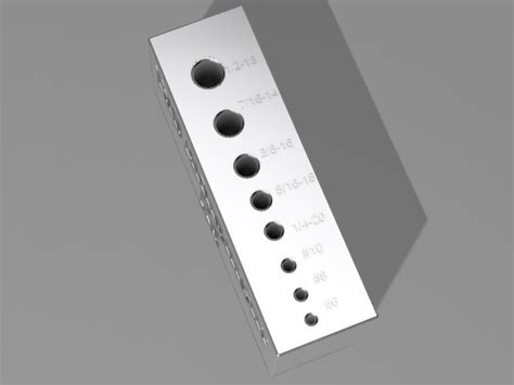 🧰 Precision Tap Alignment Jig 8 Common Sizes・ Stl File For 3d Printing