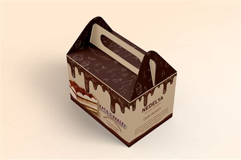 Cake Box Packaging On Behance
