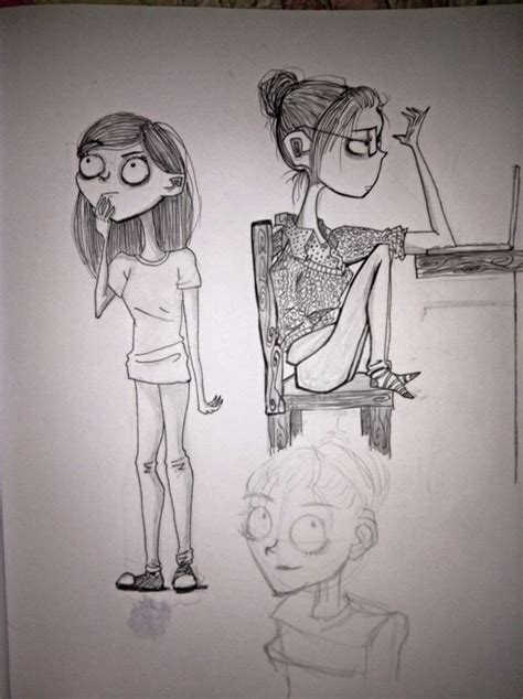Self Portrait Tim Burton Style By Autumn