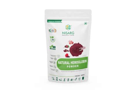 Nisarg Organic Hemoglobin Supplements Powder Aarogyamastu