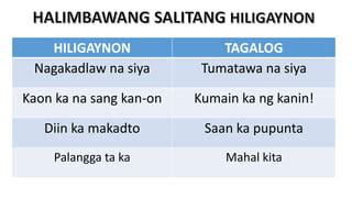 630599010 The Hiligaynon In The Philippinespptx