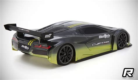Red Rc Montech C Z06 110 Body