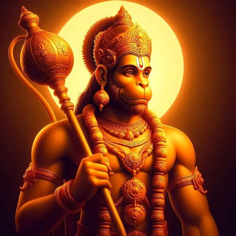 Lord Hanuman Premium Ai Generated Image