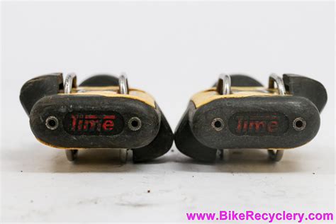 Time Atac Clipless Pedals Yellow And Grey Bike Recyclery