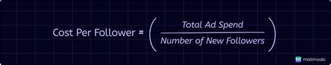 Cost Per Follower Calculator