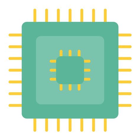 Premium Vector Microchip Vector Illustration Style