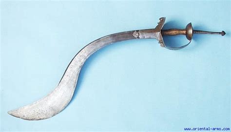 Oriental Arms Huge Massive 19 C Indian Sword Khanda Hilt