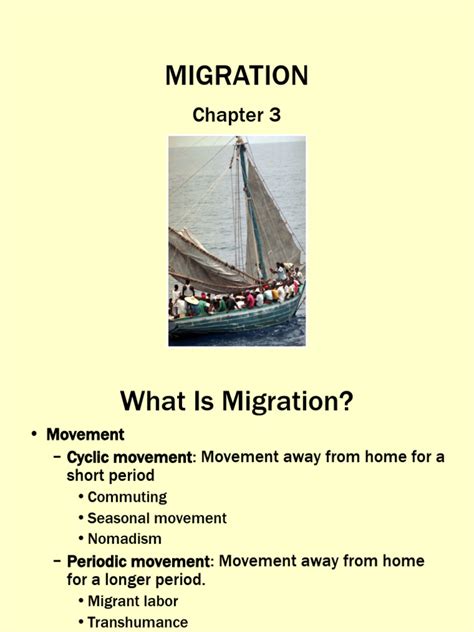 Ch03 Migration Pdf Human Migration Immigration