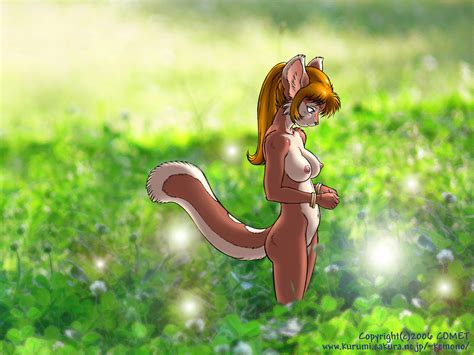 Rule 34 43 Anthro Blue Eyes Breasts Chipmunk Dr Comet Female Green