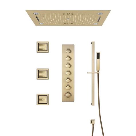 Luxury Led Massaging Shower Systems Cascada Showers