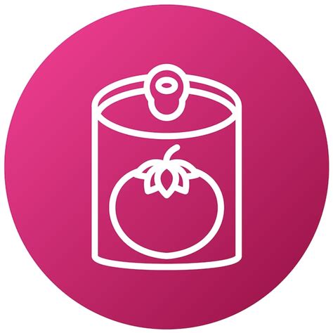 Premium Vector A Can Of A Can Of Candy Sits In A Pink Circle