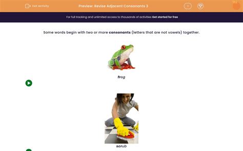 Practise Finding Adjacent Consonants Worksheet Edplace