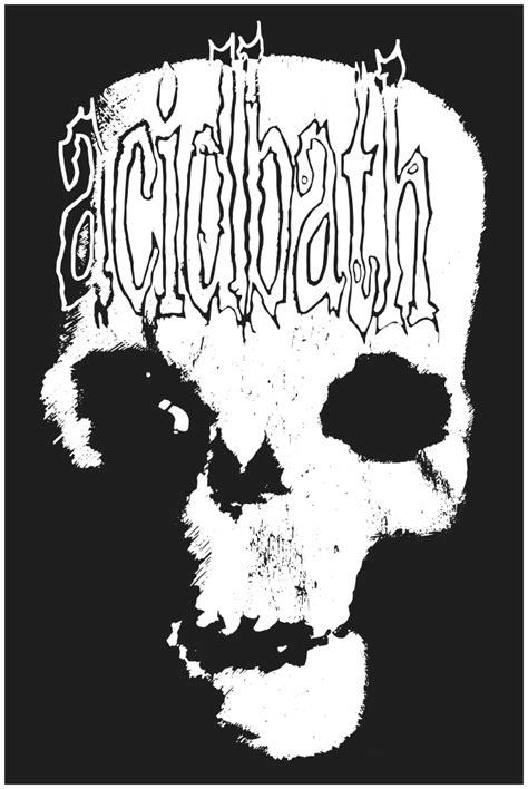 Acid Bath Skull Poster Dax Riggs
