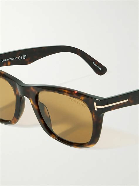 Tom Ford Kendel Square Frame Tortoiseshell Acetate Sunglasses Tom Ford