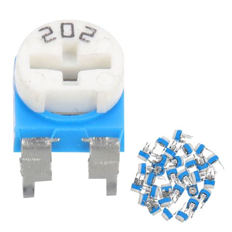 30 Pcs Variable Resistor 6mm Potentiometer Trimmer Electronic Accessories Breadboard 30 Pcs Variable Resistor 6mm Potentiometer Trimmer Electronic Accessories Breadboard