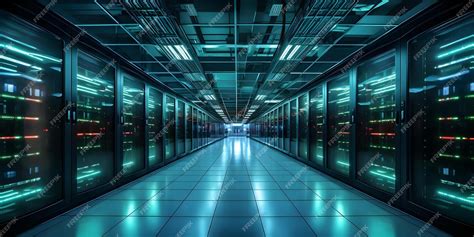 Premium Photo Securing Data Centers Protecting Server Racks Cabinets