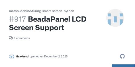 Beadapanel Lcd Screen Support · Issue 917 · Mathoudebineturing Smart