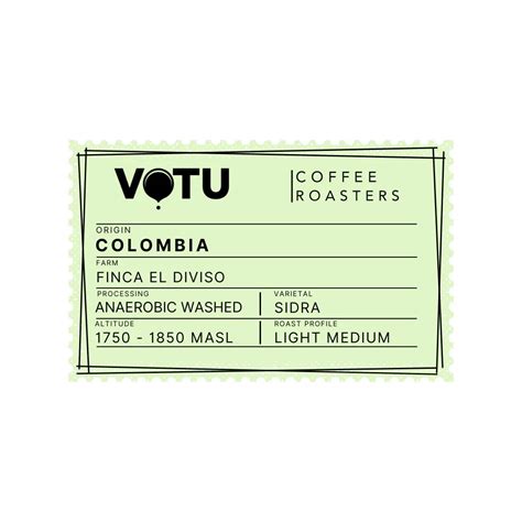 Colombia Finca El Diviso Light Medium Roast