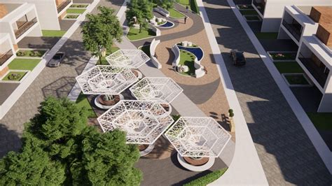 Conjunto Habitacional Architecture Patio Coworking