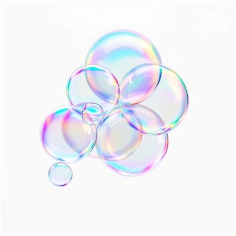 Free Iridescent Bubble Cluster Image Iridescent Bubbles Translucent Download At Stockcake