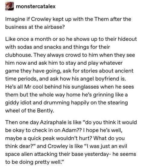 The Truth Revealed Not Just A Headcanon Create Your Own Good Omens