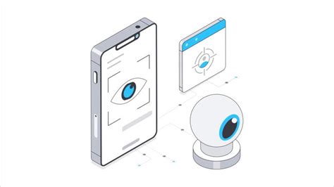 Retina Scanning Isometric Animation Mp4 File 70269606 Stock Video At