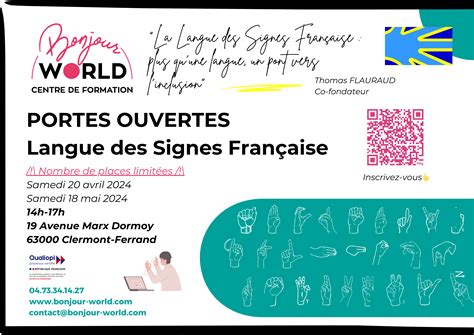 Portes Ouvertes Lsf 1 Bonjour World
