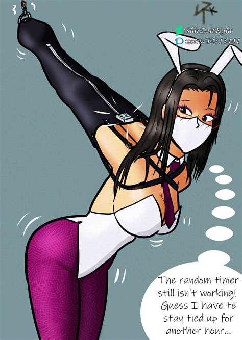 Rule 34 Armbinder Black Hair Bondage Bound Bunny Ears Bunny Girl