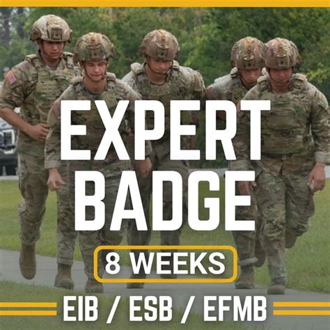 8 Week Expert Badge Eib Esb Efmb Fitness Plan 1 Rated Gritty Soldier Fitness