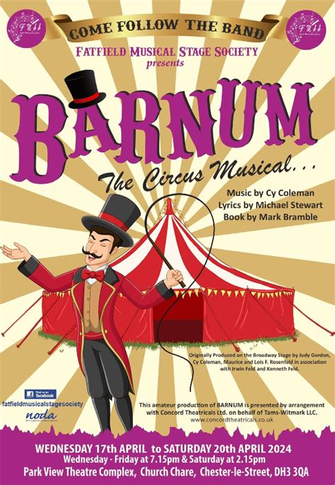 Barnum The Musical At Park View Theatre Complex Event Tickets From