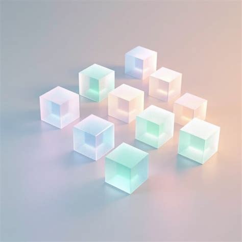 Free Frosted Mint Cubes Image 3d Cubes Mint Download At Stockcake