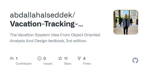 Github Abdallahalseddekvacation Tracking System The Vacation