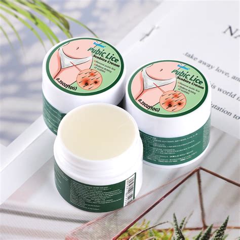 Sumifun Pubic Lice Antibacterial Cream Scabies Lice Removal Anti Itch