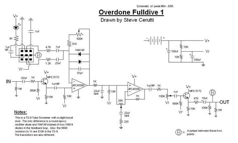 Building A Guitar Distortion Pedal A Schematic Guide