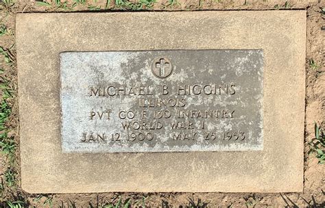 Michael B Higgins 1900 1953 Find A Grave Memorial