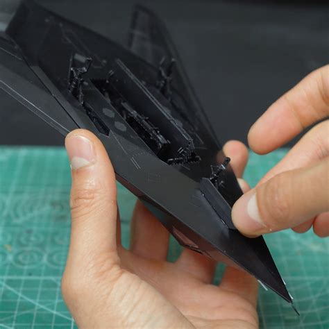 F 117a Stealth Fighter Scale Model Assembly F 117a Stealth Fighter Scale Model Assembly By
