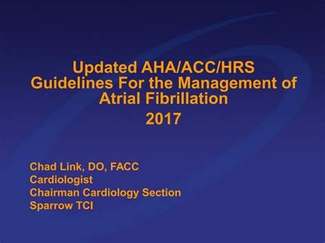 Afib Guidelines Pdf